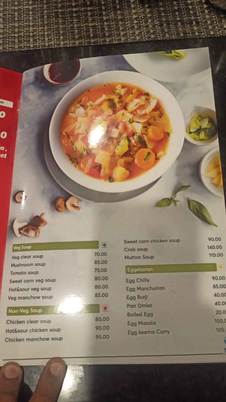 Menu at Sun Empire Restaurant, Hosur
