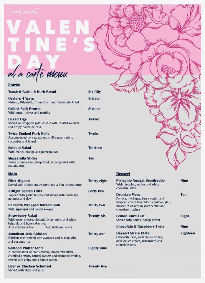 Menu at Flinders Motel On Main restaurant, Port Pirie