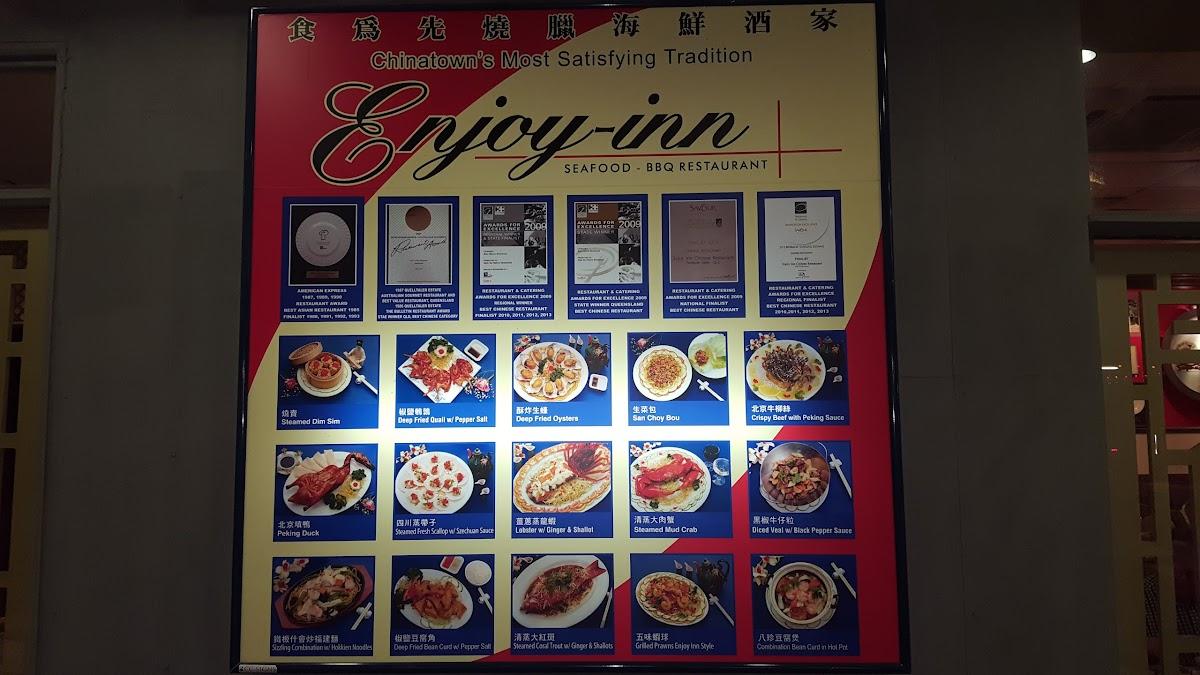 Menu at Enjoy Inn Restaurant - Hamilton, Hamilton
