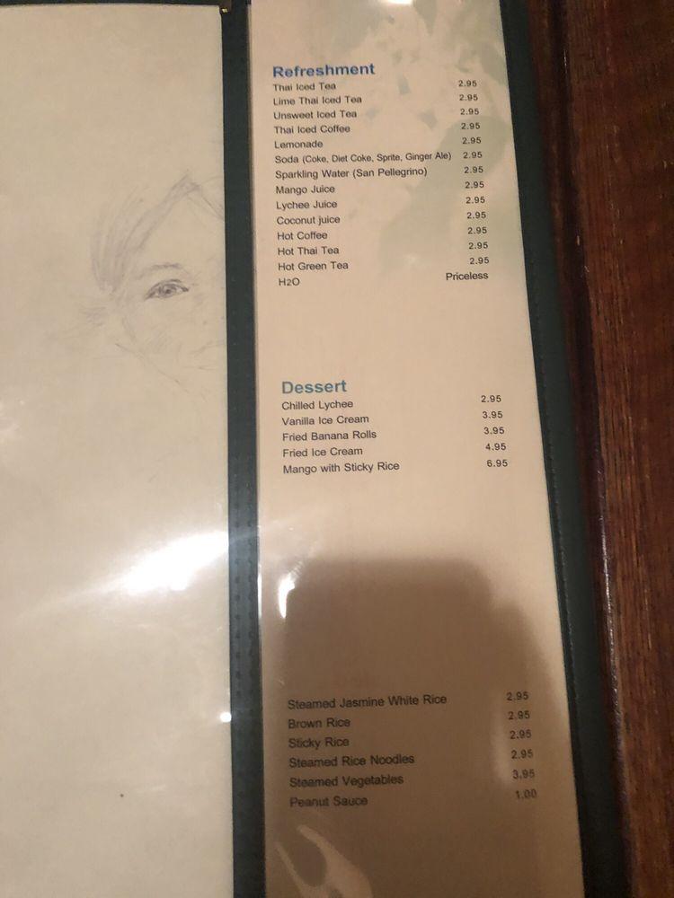 Carta del restaurante Tree Top, Waltham