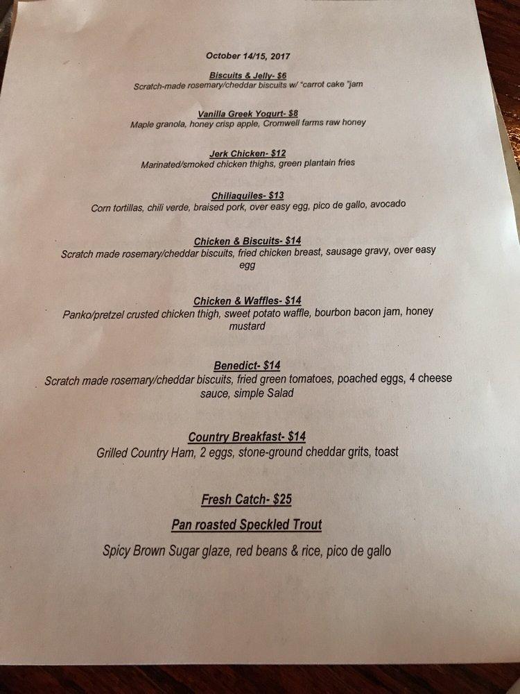 Menu at 1608 Crafthouse restaurant, Virginia Beach