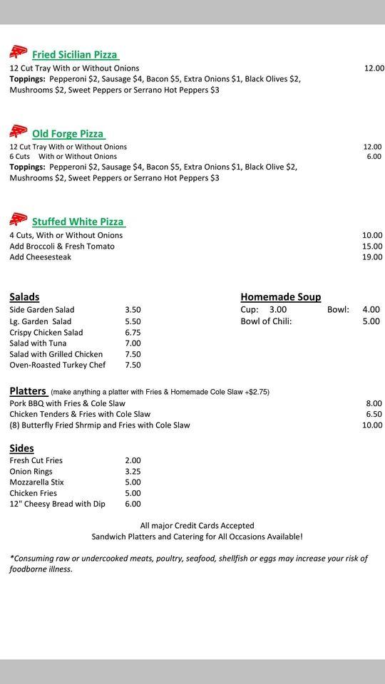 Menu at 3 Cheers Cafe, Exeter