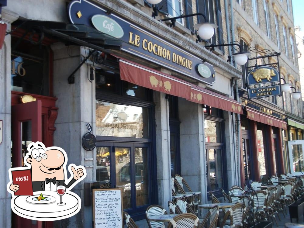 Cochon Dingue restaurant, Québec, 46 Boulevard Champlain - Menu du ...