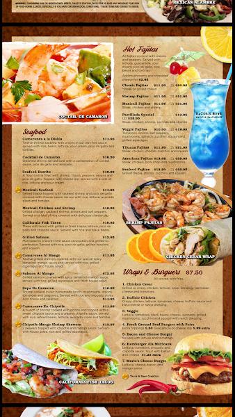 Menu at Eclipse Azul Mexican Cantina/ Holly Springs pub & bar, Woodstock