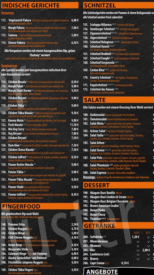 Menu at Da Pizza Corner, Ginsheim-Gustavsburg