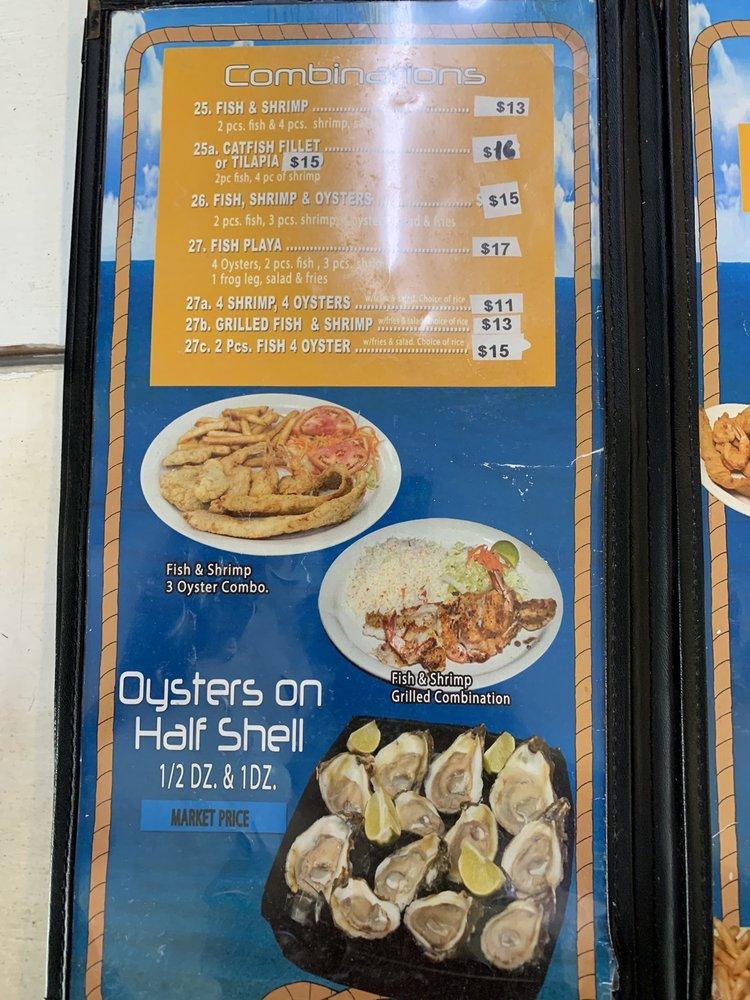 Menu at La Playa Restaurant, San Antonio, W Poplar St