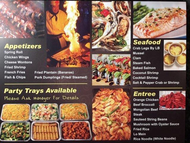 Menu at W Spoon Buffet restaurant, Victorville