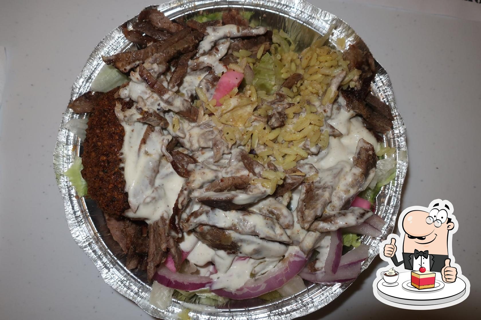 King Of Falafel & Shawarma Cart, E 53rd St &, Park Ave in West New York ...