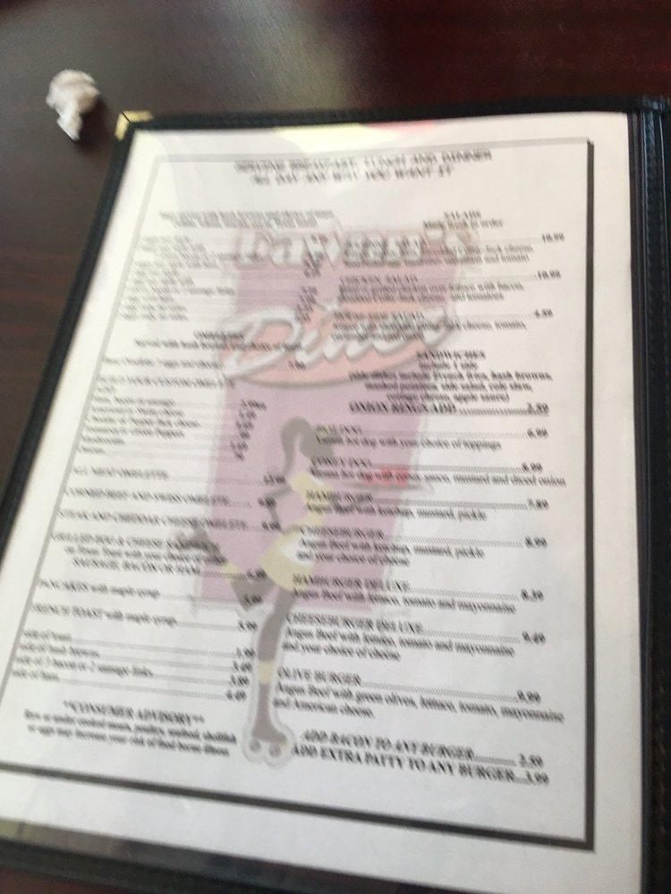 Menu at Depot restaurant, Coatesville