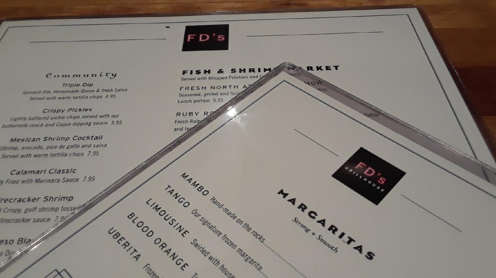 Menu at Fish Daddy's Seafood Grill restaurant, Pflugerville