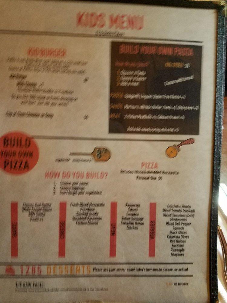 Menu at 1285 Restobar, Florence