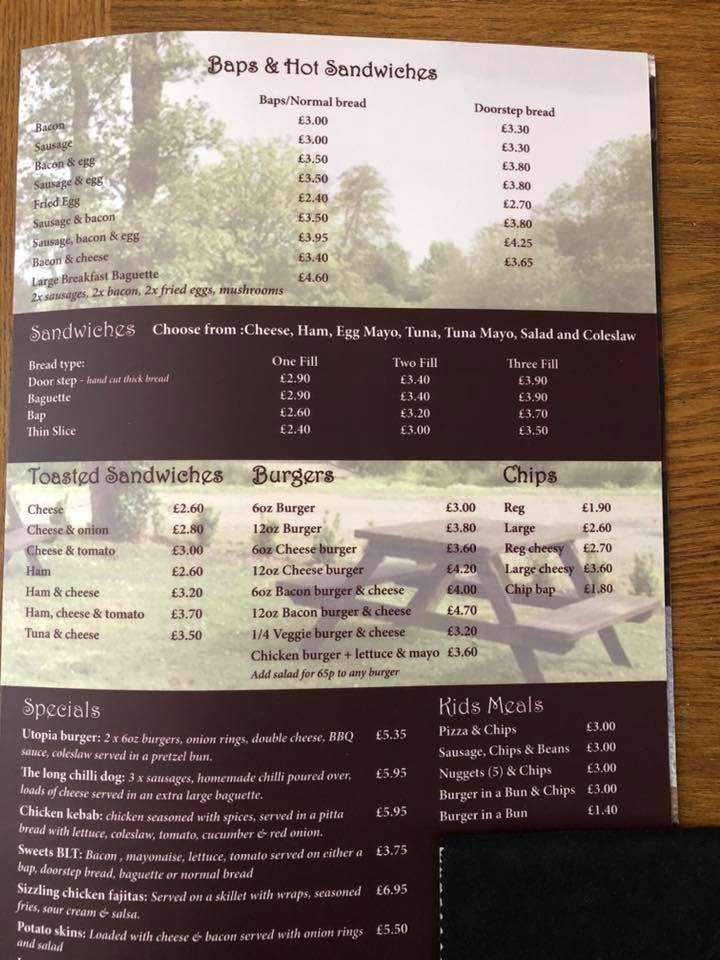 Menu at Sweets Grill cafe, Par