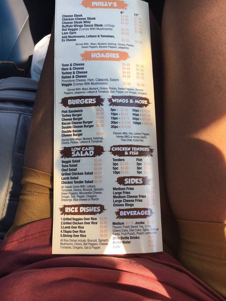 Menu at Gutbusters restaurant, Decatur, Candler Rd