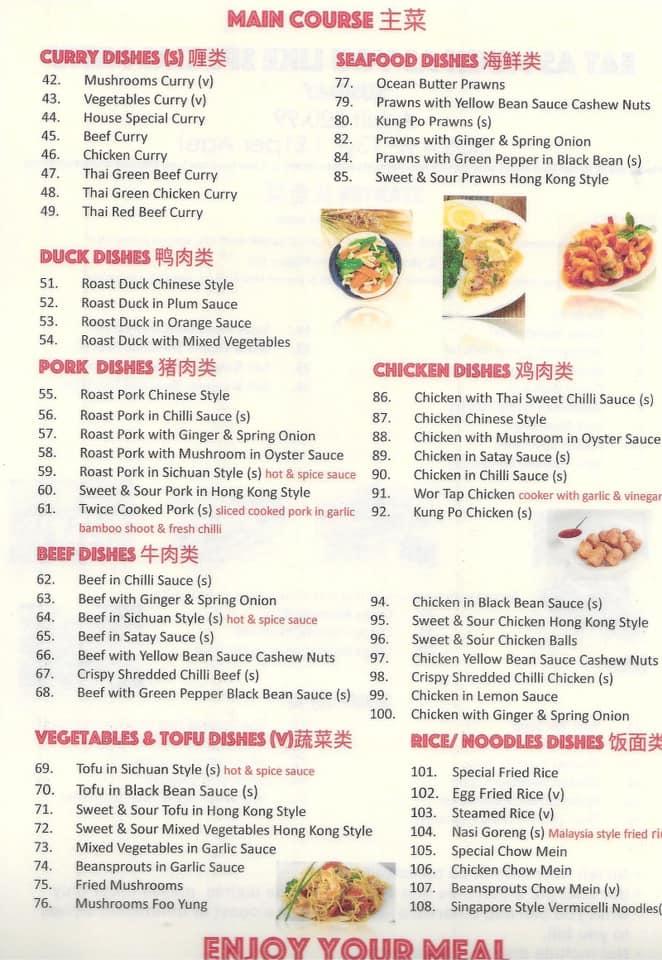 Menu at Yumi Yumi fast food, Farnborough