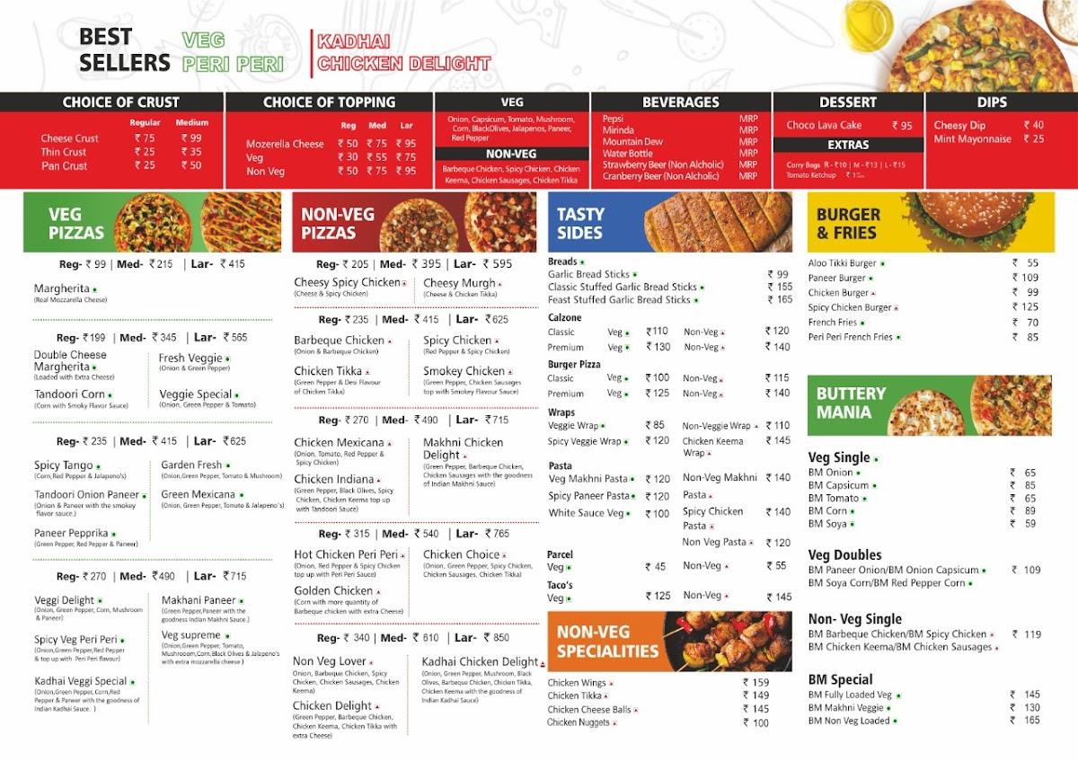 Menu at Rominus Pizza And Burger, Gurugram, Shop No