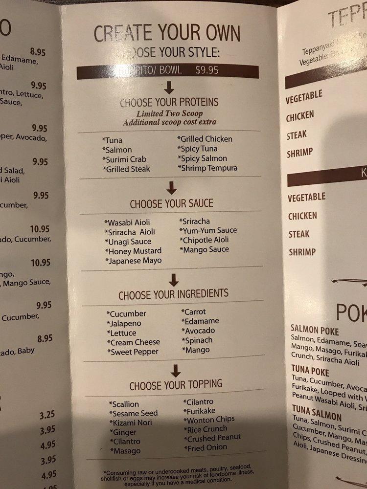 Menu at Kondu restaurant, State College
