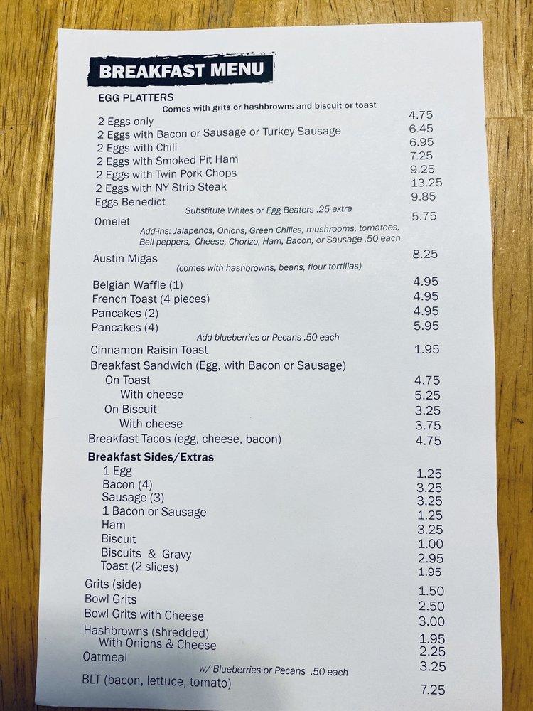 Menu at Old Neighborhood Grill restaurant, Fort Worth