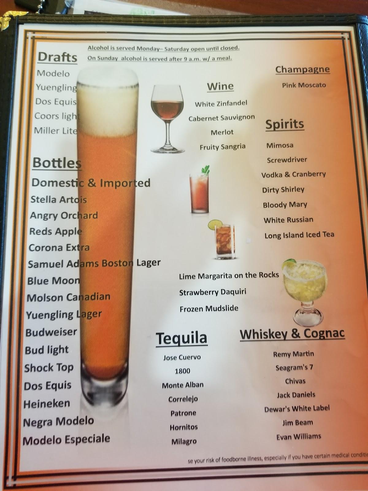 Menu at Yankee Doodle Restaurant, Wormleysburg