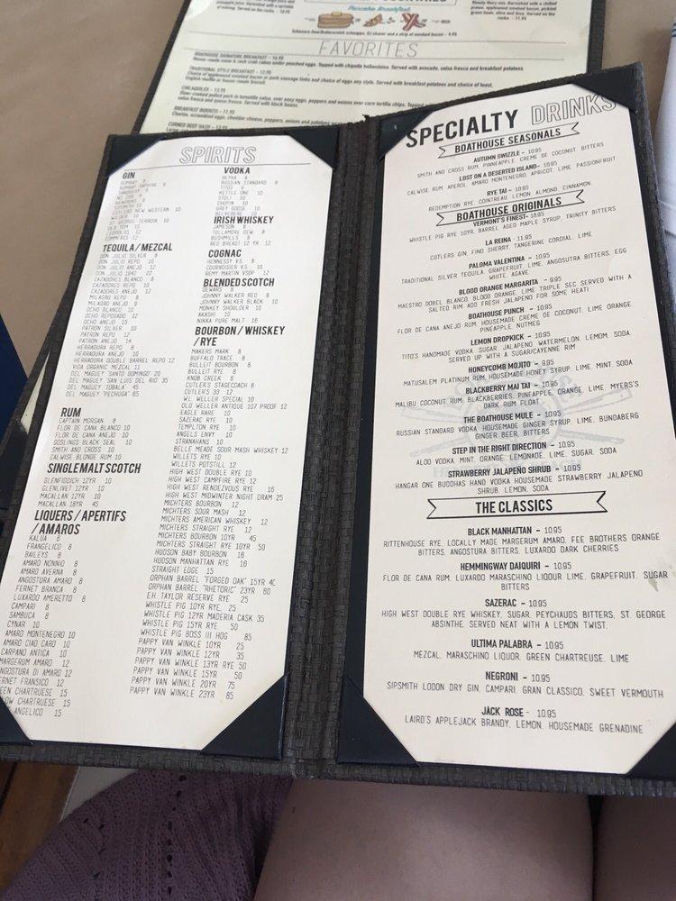 Menu at Boathouse at Hendry's Beach restaurant, Santa Barbara