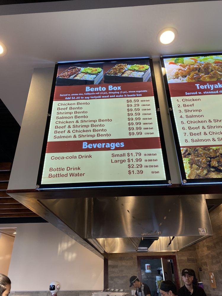 Menu at Fujiyama Hibachi & Sushi restaurant, McAllen