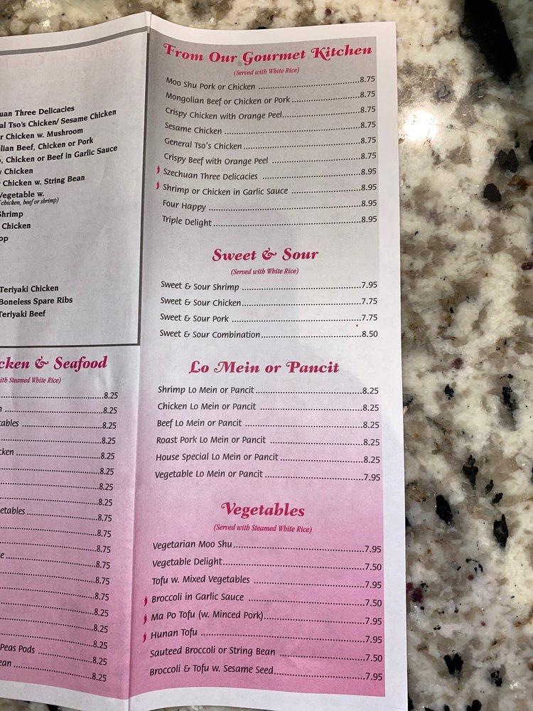 Menu at Chinese Express restaurant, Summerville, Old Trolley Rd