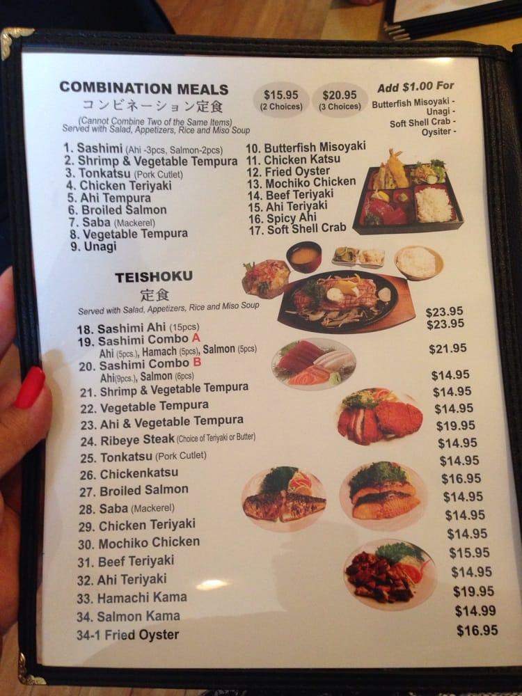 Menu at Kenko Ya restaurant, Kaneohe, 46-047 Kamehameha Hwy