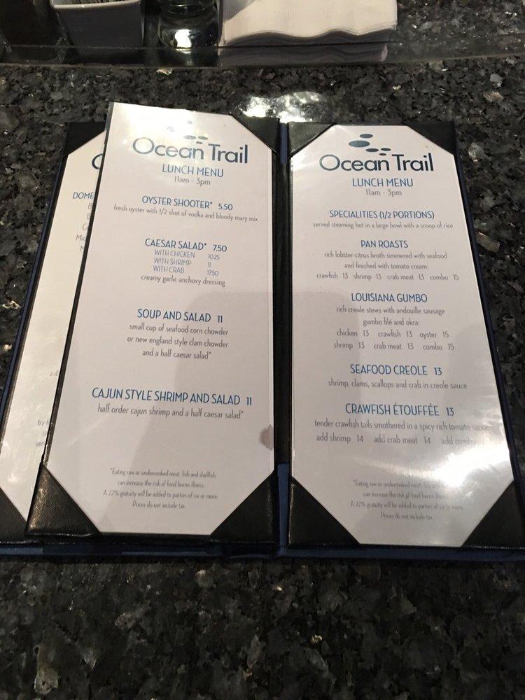 Menu at Talking Stick Resort restaurant, Scottsdale, Talking Stick Way