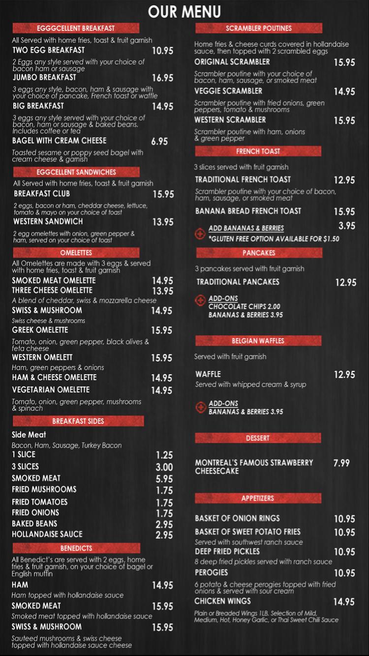 Menu at STACKED - Smoked Meat & Grill restaurant, Ottawa, 425 McArthur ...