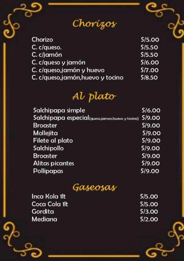 Menu at Isla para Dos restaurant, Rimac