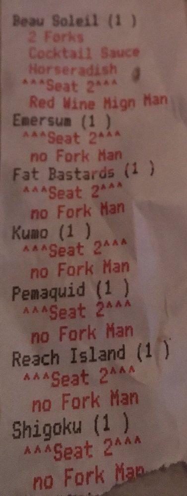 Menu at Jax Fish House & Oyster Bar - LoDo, Denver, 17th St