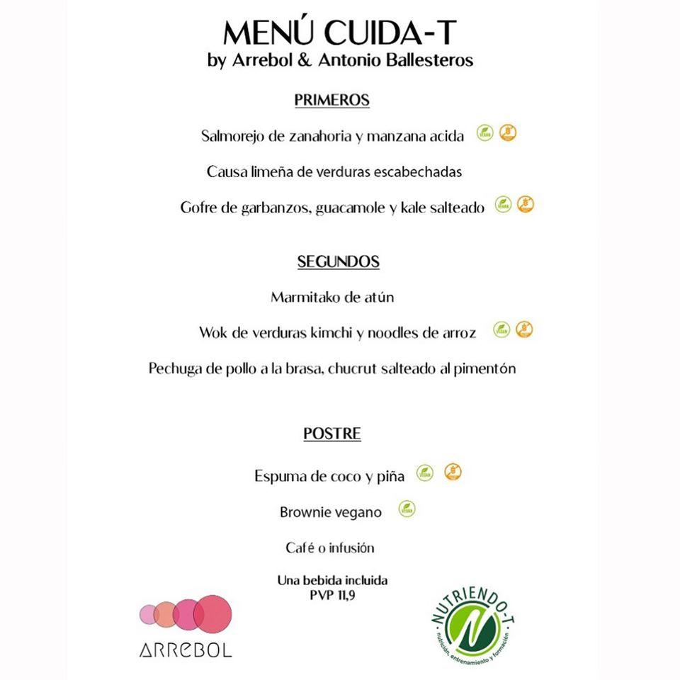Menu at Restaurante Arrebol, Cádiz, Esquina