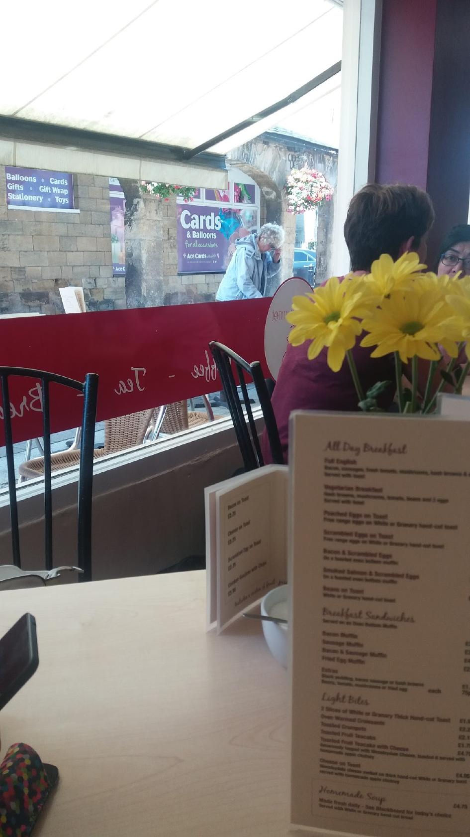 Menu at The Gourmet cafe, Wetherby