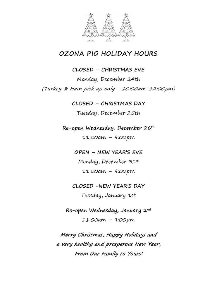 Menu at The Ozona Pig BBQ, Palm Harbor