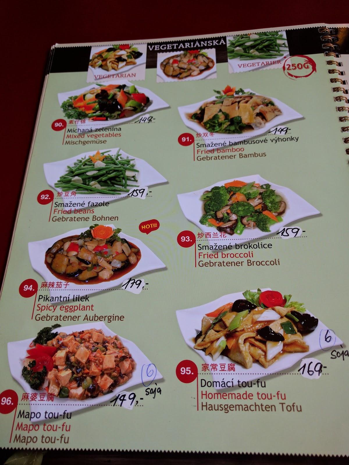 Menu at CHUN HONG HAI, s.r.o. restaurant, Pilsen