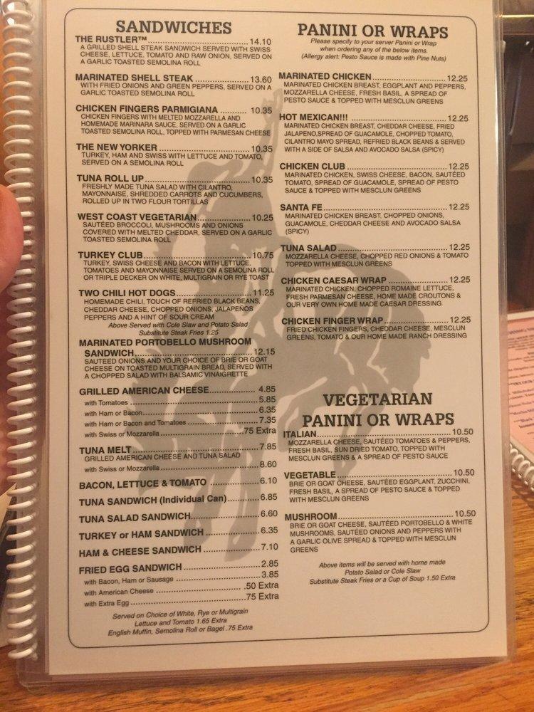 Menu at Jackson Hole restaurant, New York City, 232 E 64th St A