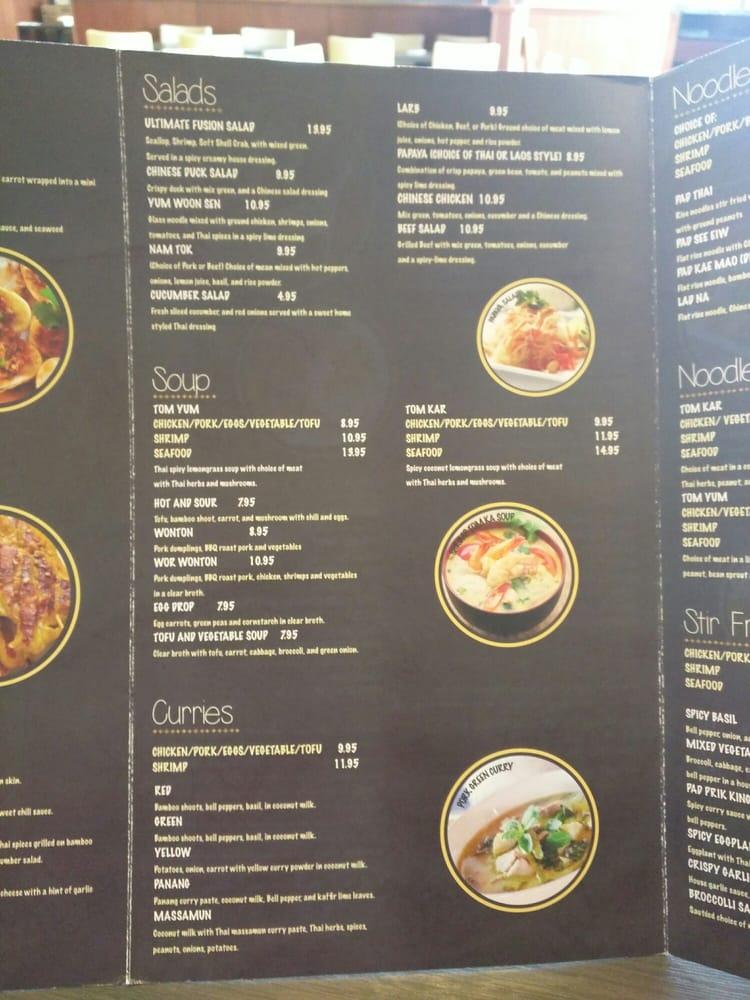 Menu at Amazing Thai restaurant, North Las Vegas, W Ann Rd #109
