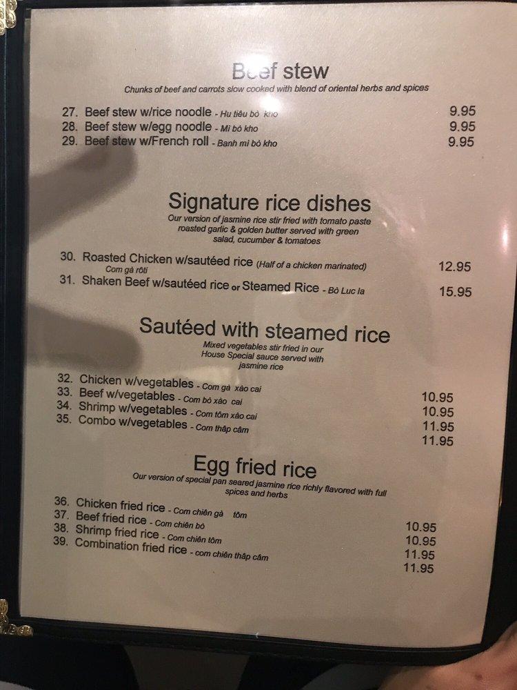 Menu at Noodle 21 Asian Grill restaurant, Redlands