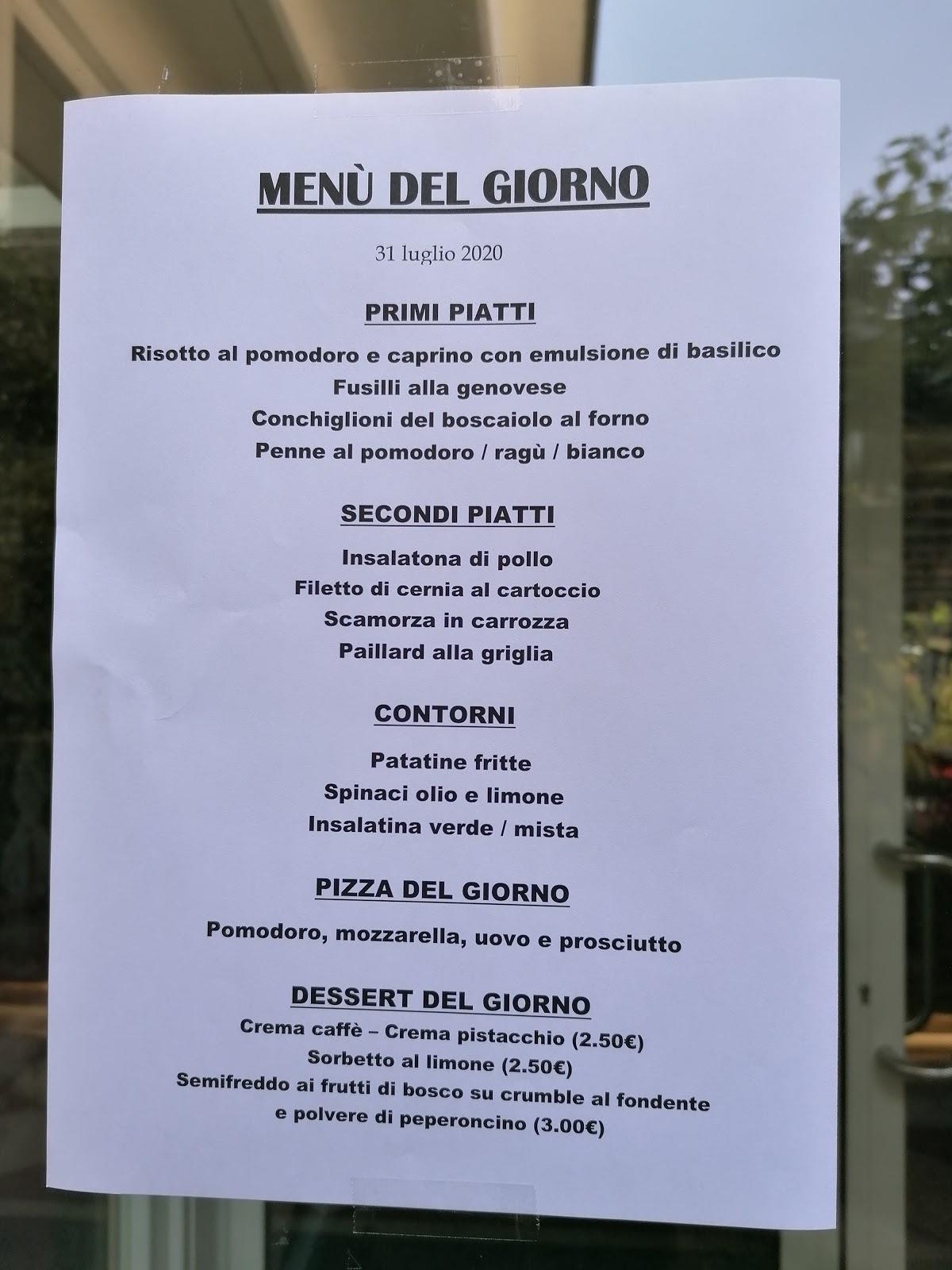 Menu da Pizzagrill Incanto ristorante, Martinengo
