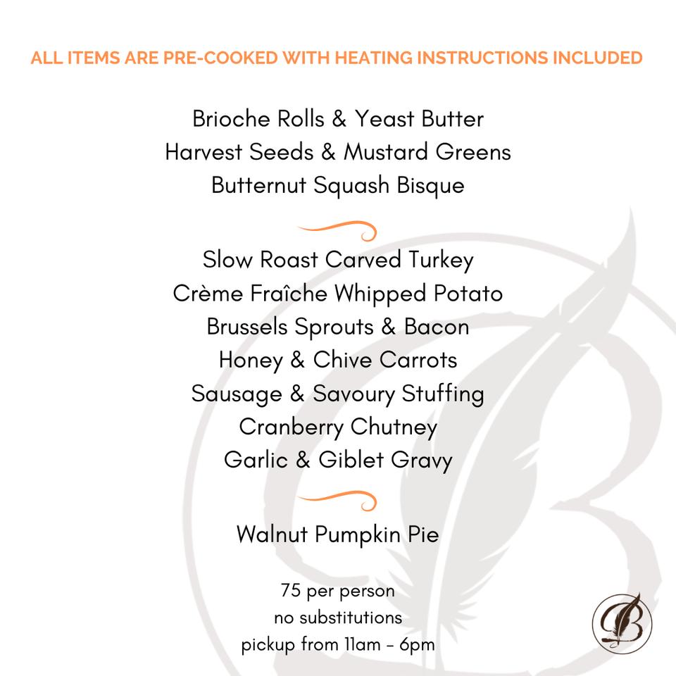 Menu at The Bruce Hotel restaurant, Stratford