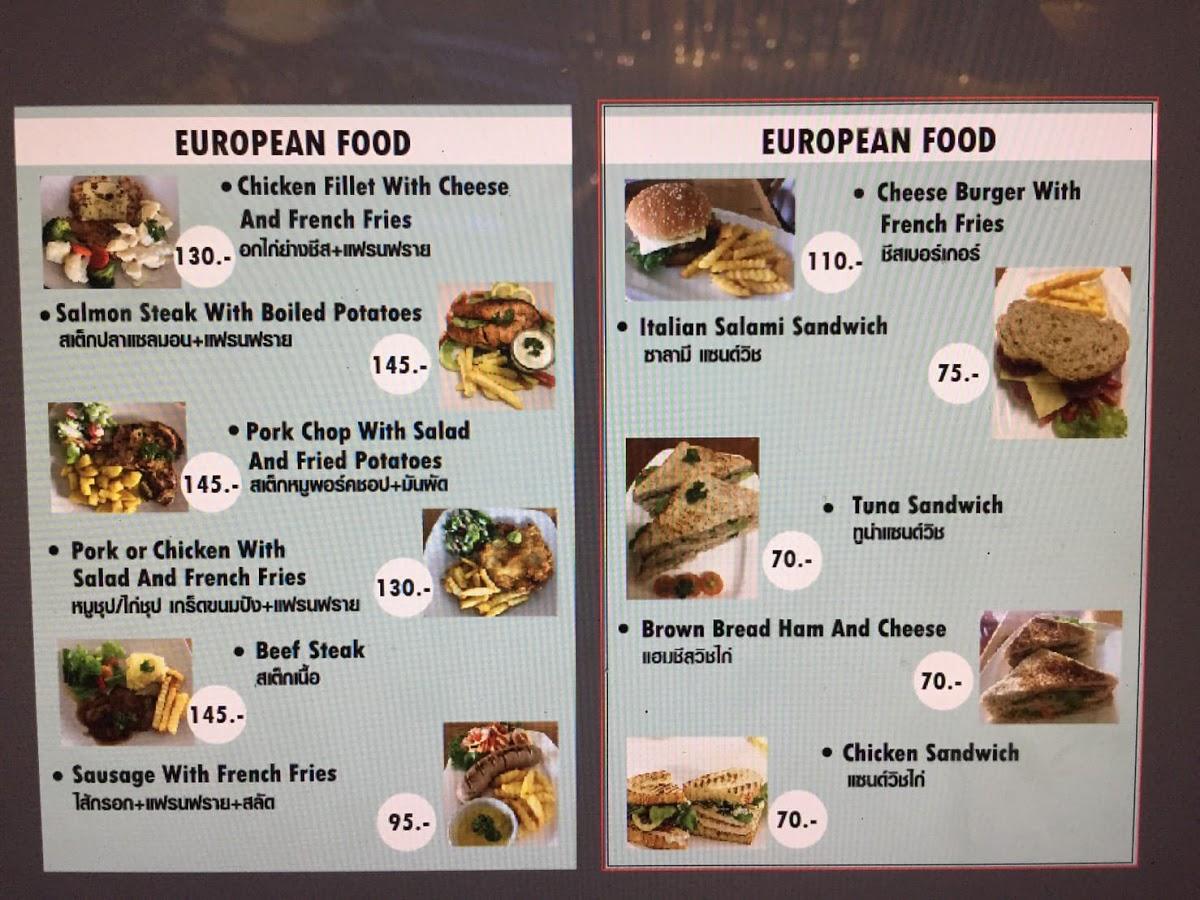 Menu at ร้านอาหารโชคดี(Choke Dee) Restaurant, Pattaya City