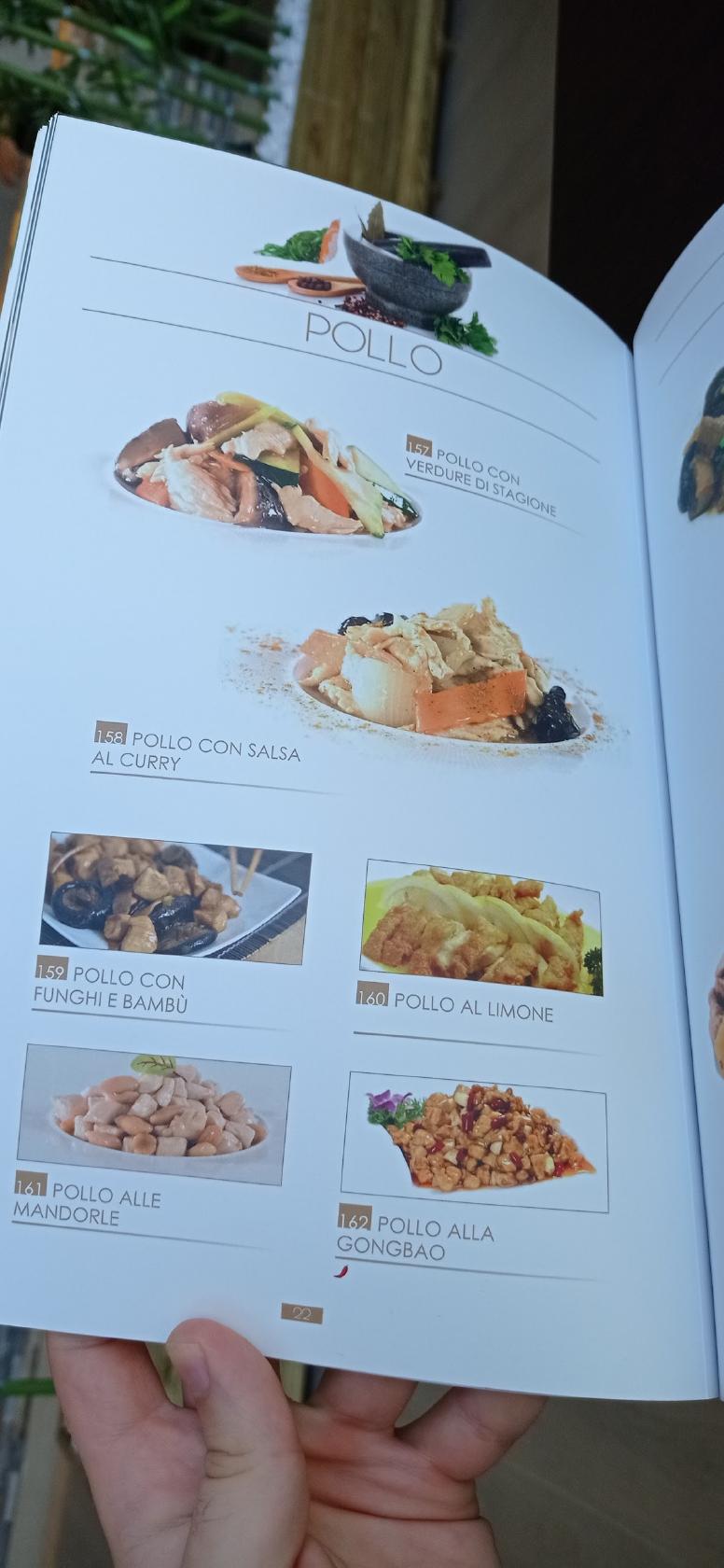 Menu at Bambù Ristorante, Sansepolcro