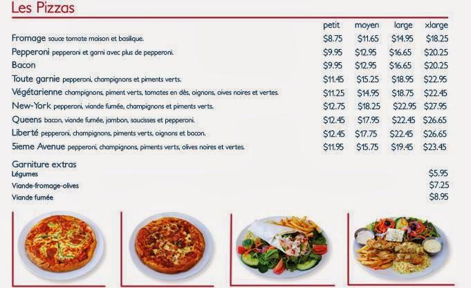 Menu at Mirage New York - Breakfast - Lunch - Dinner restaurant, Laval