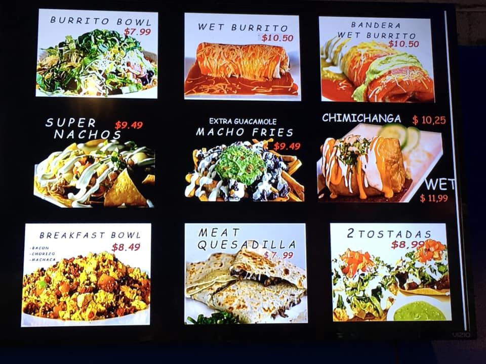 Menu at Mucha Lucha fast food, Phoenix, E Cactus Rd