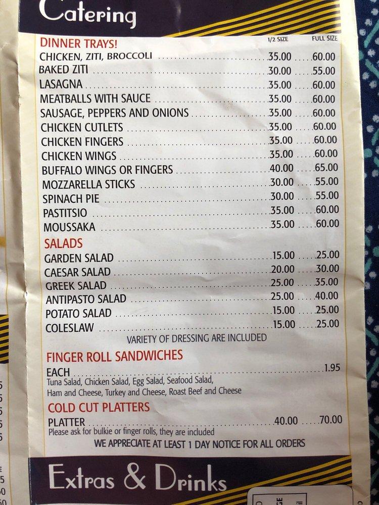 Menu at Brother's Roast Beef & Seafood pizzeria, Peabody