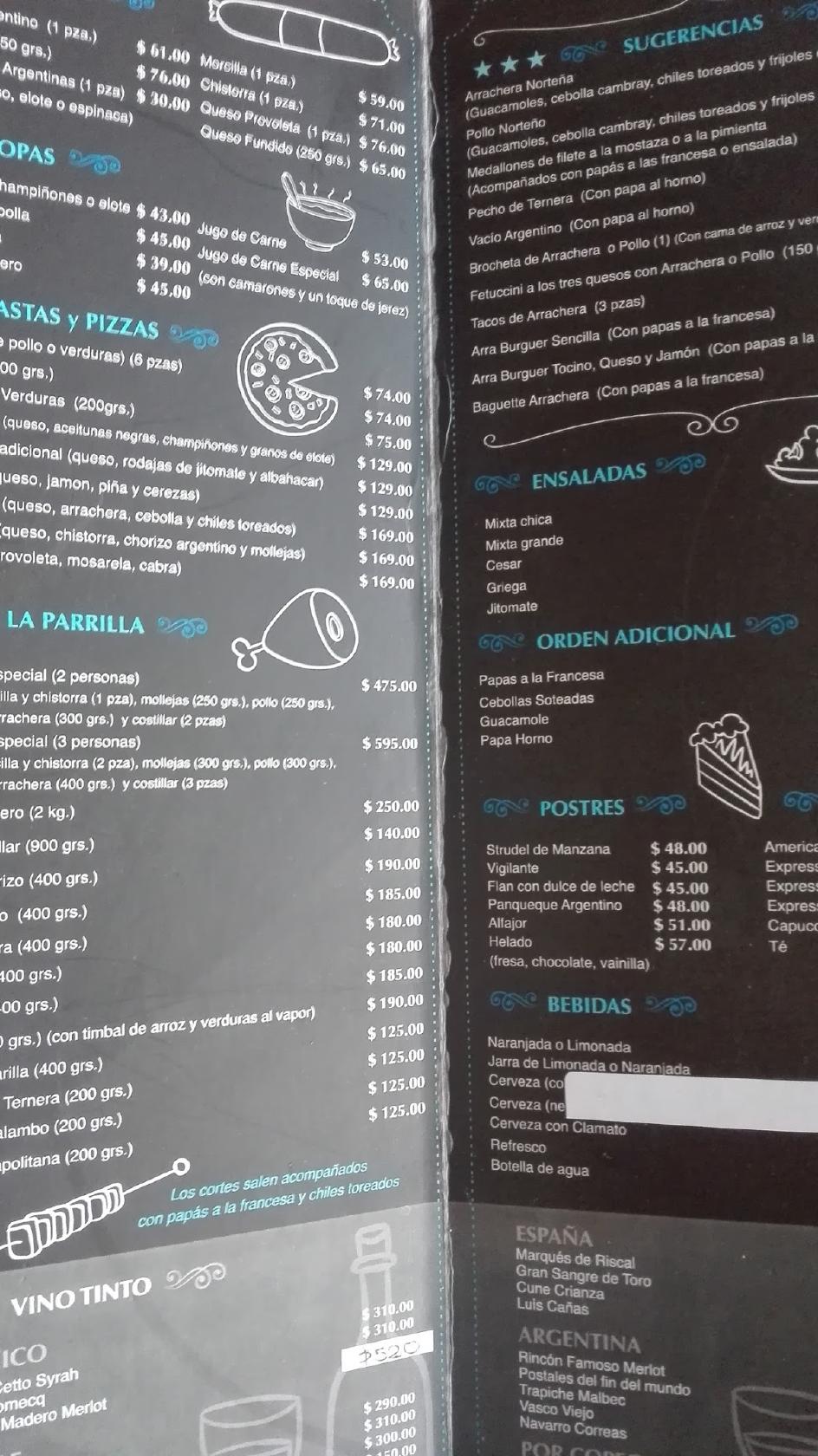 Menu at Nine Mile Bar, Mexico City, C. James Sullivan 17