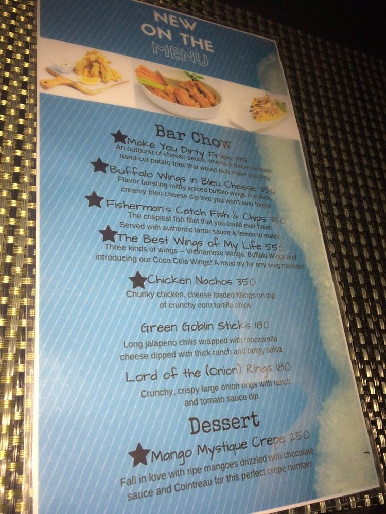 Menu at The Ruf Resto Bar, Malay