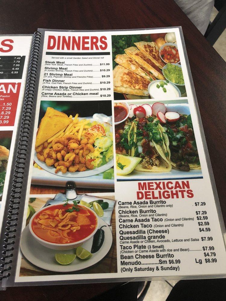 Menu at M & G Burger restaurant, Palmdale, 170th St E suite f