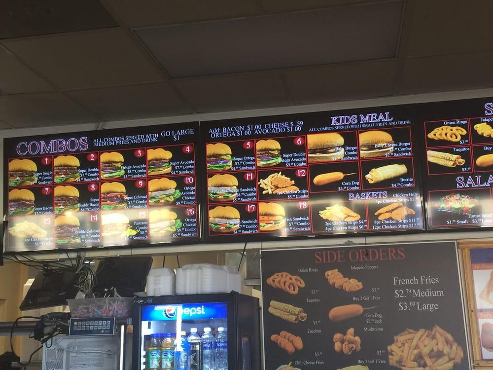 Frosty King Golden Hills Menu