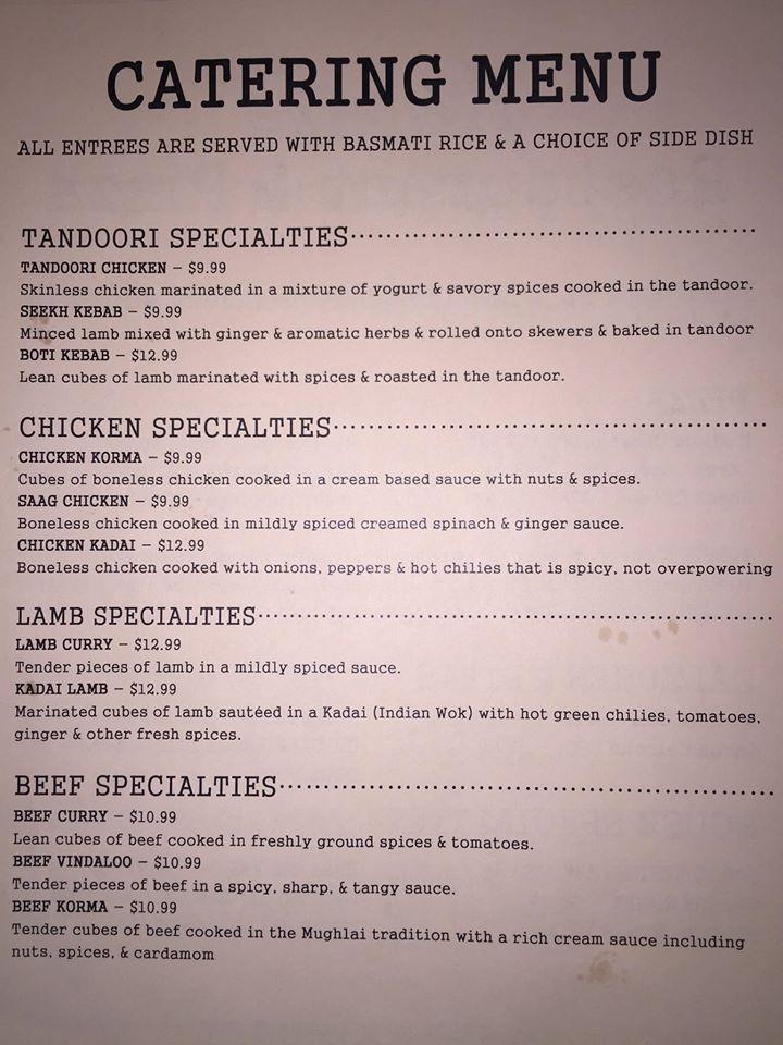 Menu at Halal Restaurant & Pizza, Rochester