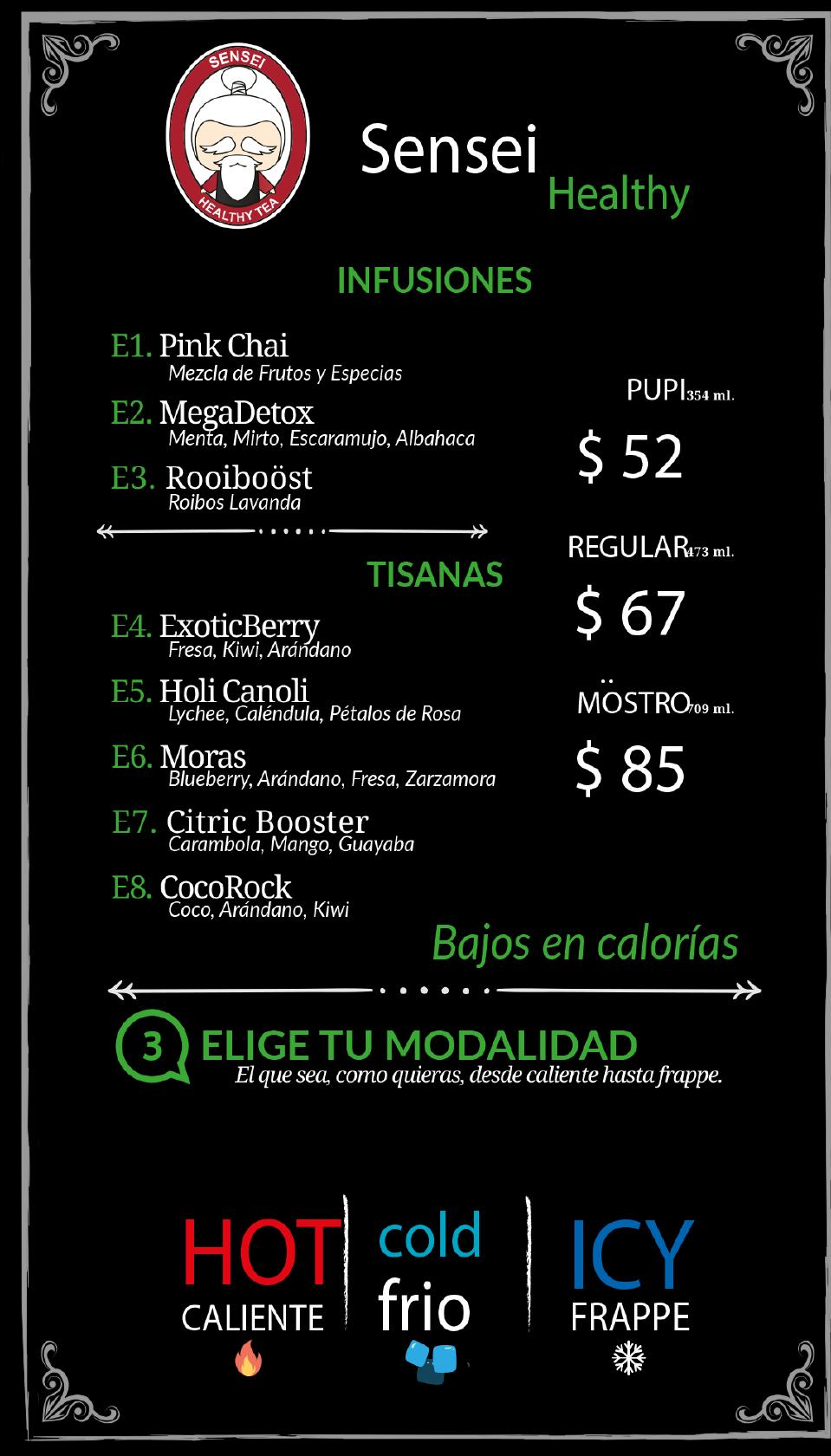 Menu at Cassava Roots Paseo Interlomas, Naucalpan